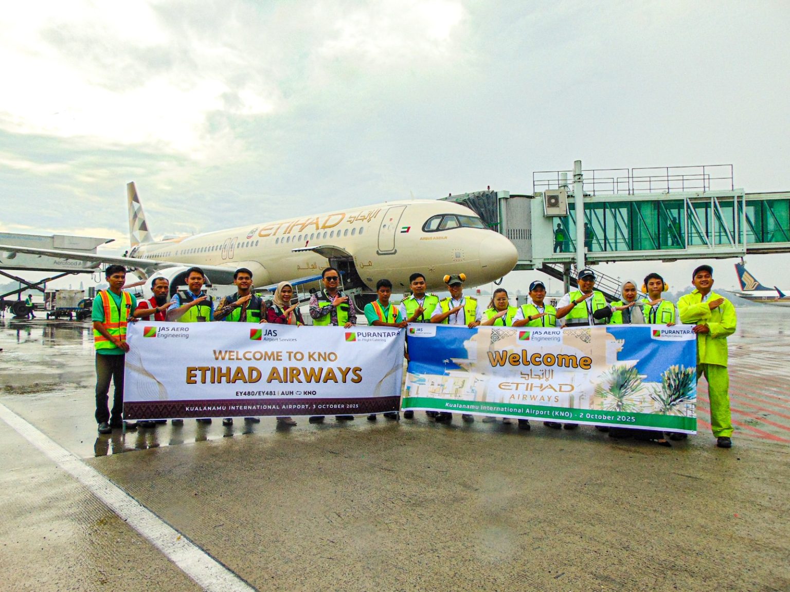 Etihad Airways Resmikan Penerbangan Perdana Abu Dhabi – Medan, JAS ...